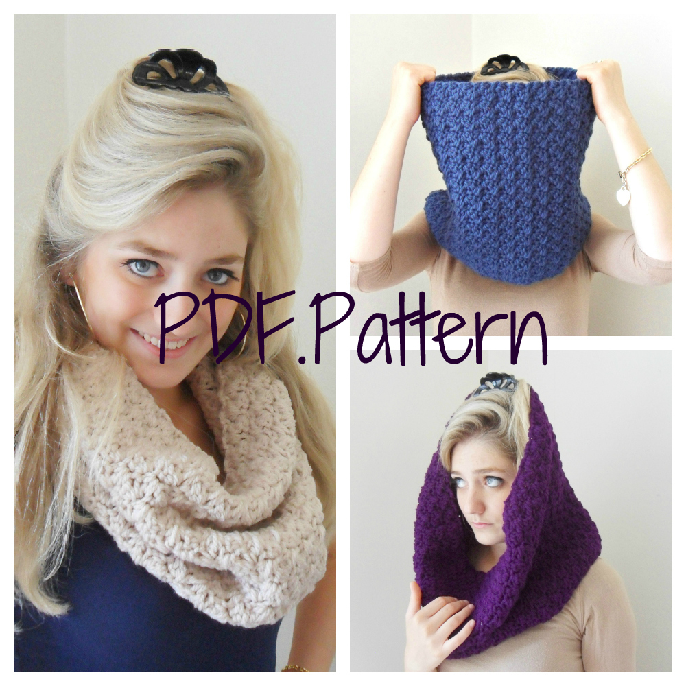 Cowl Crochet Pattern - Pdf on Luulla